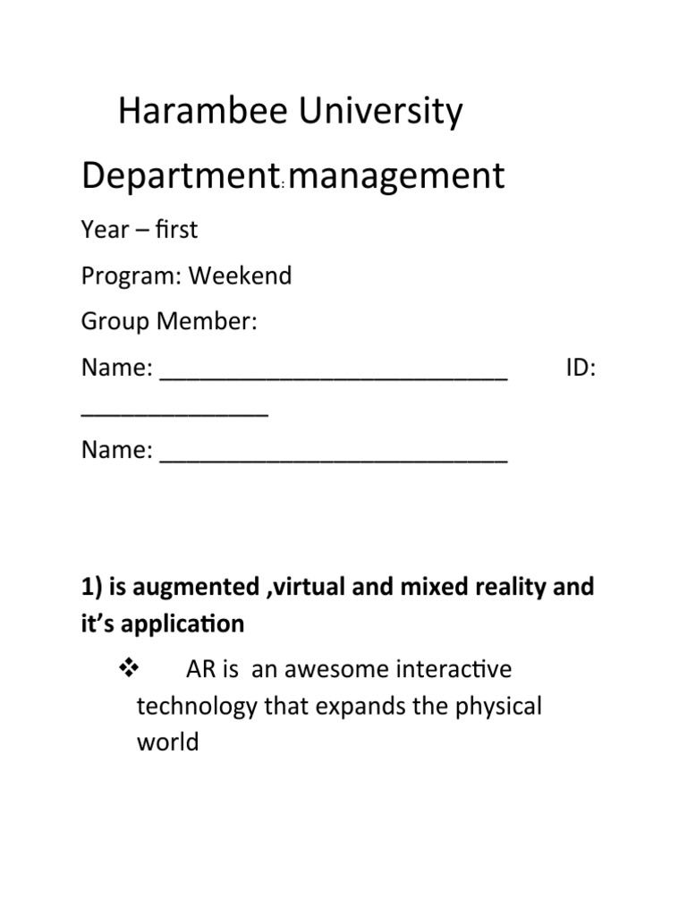 An Analysis of Augmented, Virtual, and Mixed Reality: Applications, Achievements, and Challenges ...