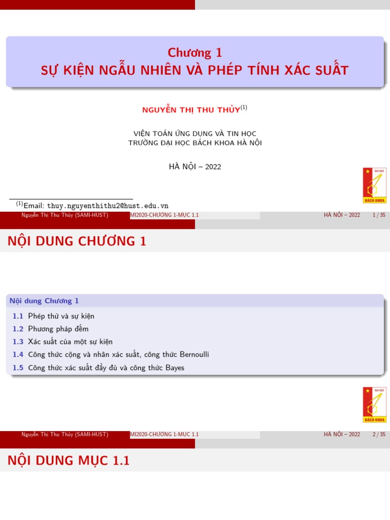 MI2020 2022.1 Chap1 Sec1 NgTTThuy | PDF