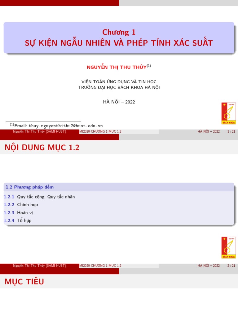 MI2020 2022.1 Chap1 Sec2 NgTTThuy | PDF