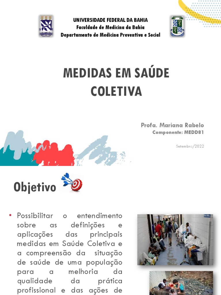 Medd81 Aula Medidas Em Saúde Coletiva Morbidade E Mortalidade Mariana Rabelo Pdf Taxa