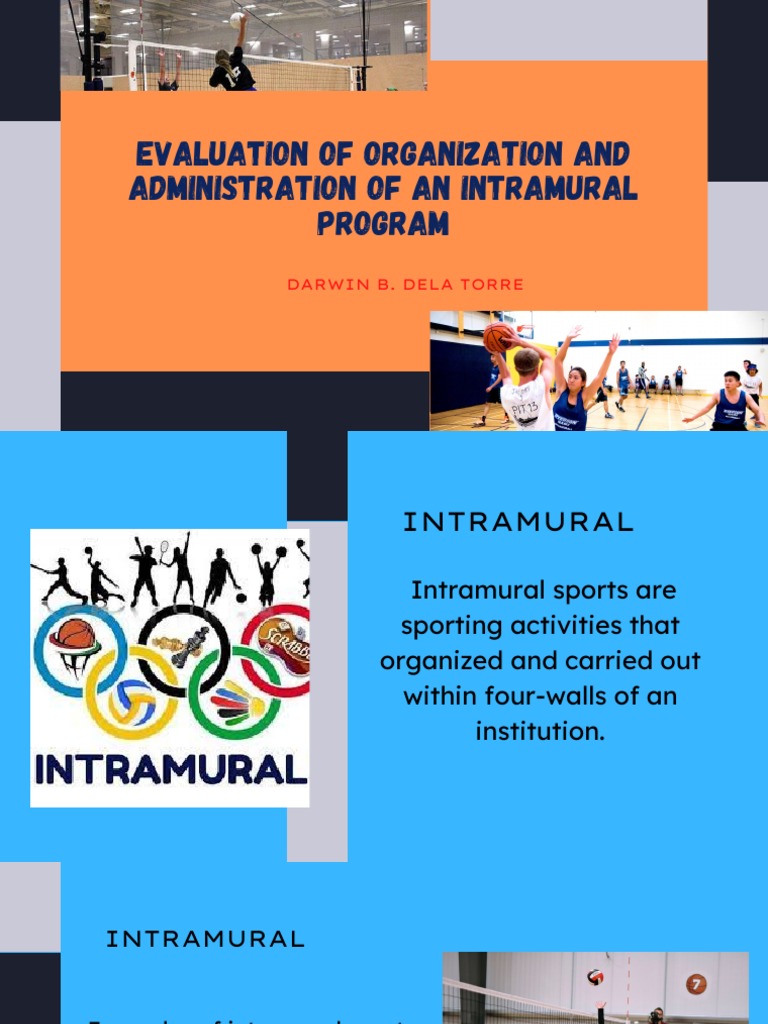 Evaluation of Management and Organization of Intramural Program | PDF ...