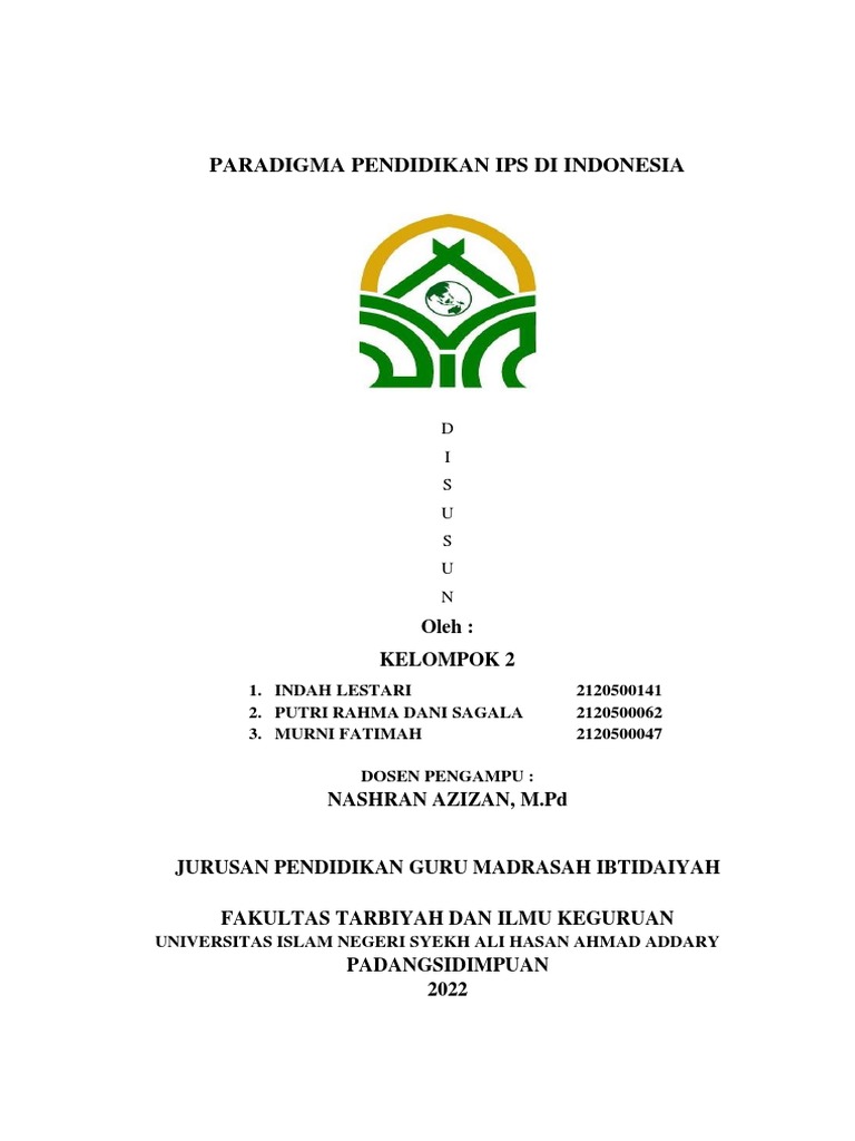Paradigma Pendidikan IPS Di Indonesia | PDF