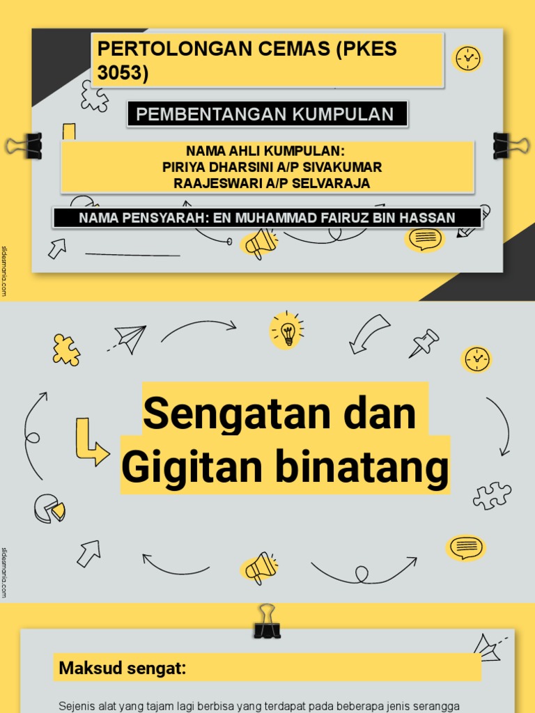 Sengatan Dan Gigitan Haiwan (Edited) | PDF