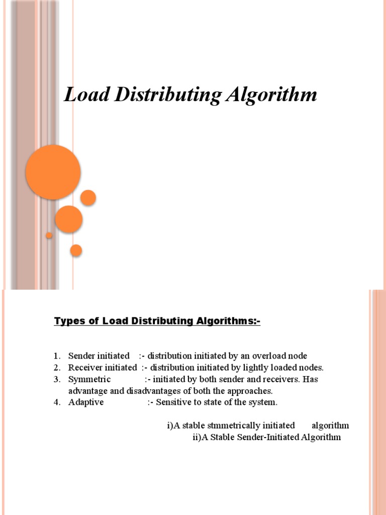 Load Distributing Algorithm | PDF | Computer Science | Data Transmission