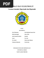 Larutan Hipertonik, Hipotonik Dan Isotonik | PDF
