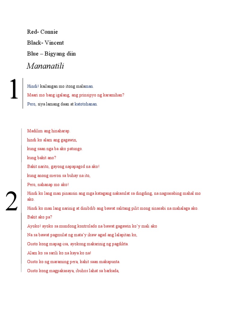 Spoken Poetry 1 | PDF