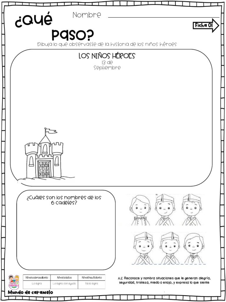 Fichas de Trabajo 2do y 3ro | PDF