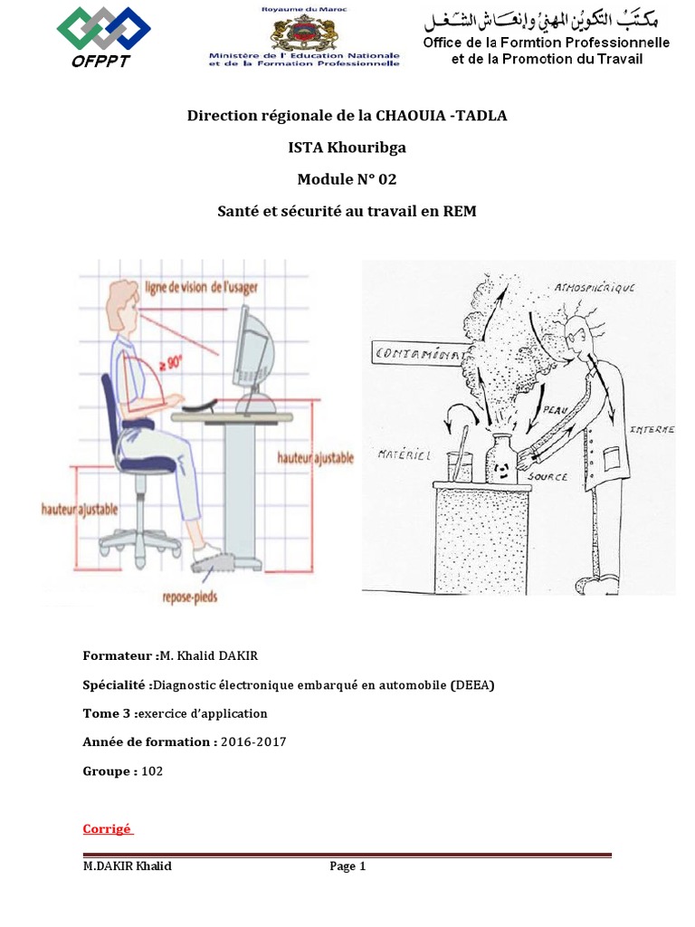 Corrigé des exercices HSE 2016-2017 | PDF | Sécurité