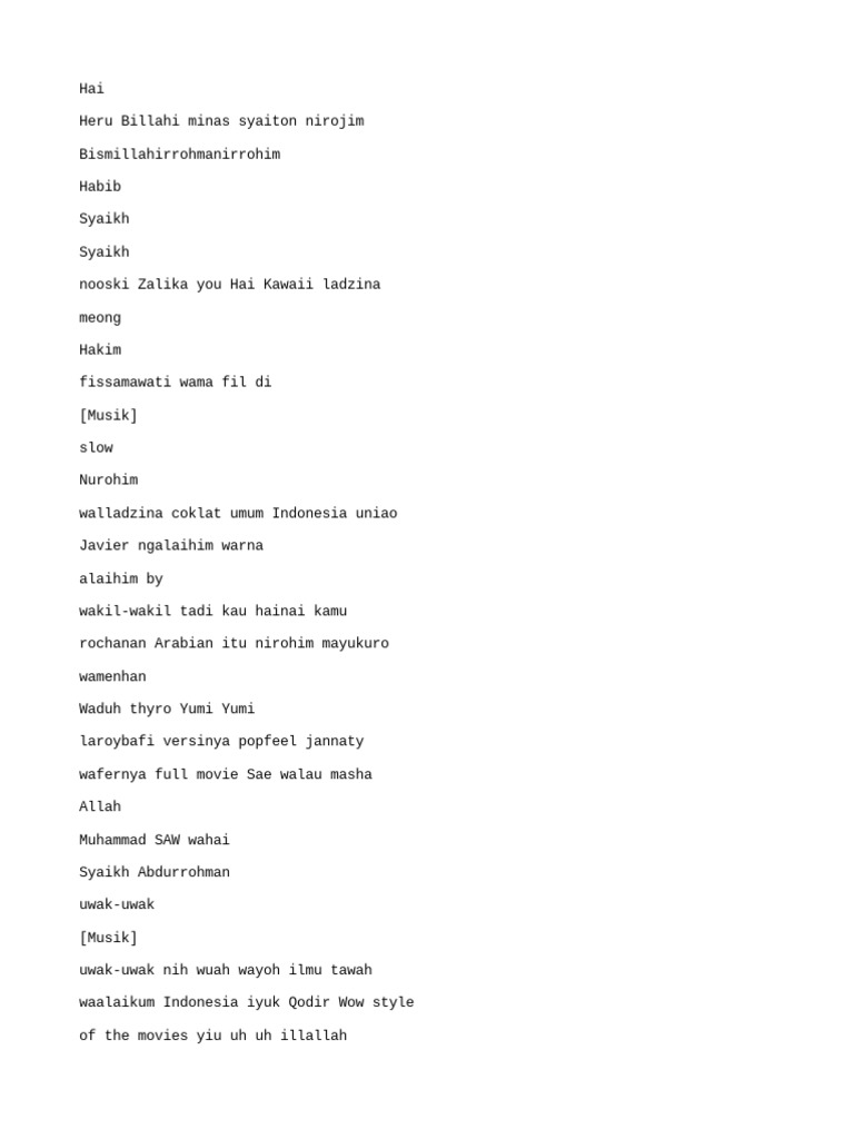(Indonesian (Auto-Generated) ) Pembahasan - Jujur Pangkal Kebaikan ...