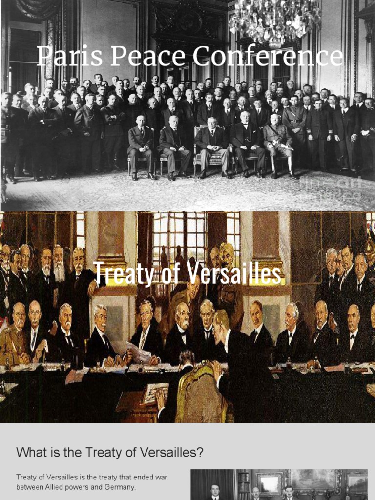 Paris Peace Conference | PDF | Treaty Of Versailles | World War I ...