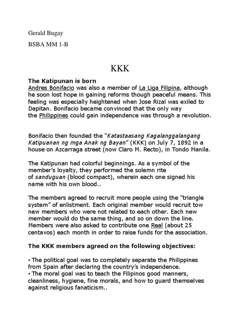 BUGAY, Gerald Assignment 1 | PDF | Philippines