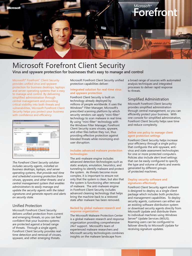 Forefront | PDF | Computer Security | Security