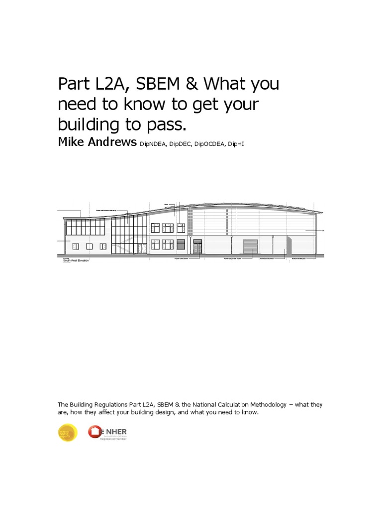 Part L2A SBEM The Building Regs | PDF | Lighting | Physical Quantities