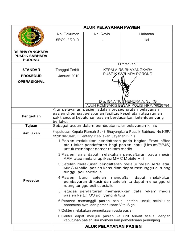 Sop Rawat Jalan | PDF