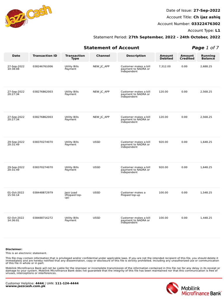 Account Statement | PDF | Debit Card | Credit Card
