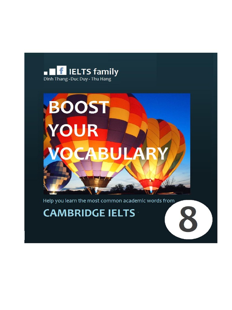 Boost Your Vocabulary - Cam8 - 2020 | PDF