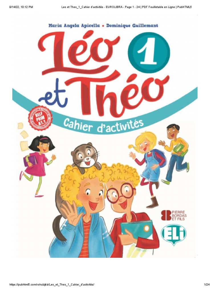 Cahier d'activités Léo et Théo 1 | PDF | Études des langues étrangères