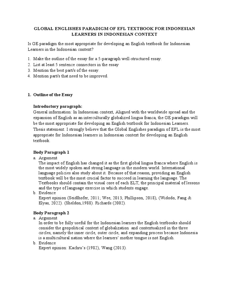 Writing Assignment Task 5 - Nixon Halim | PDF | Expert | Learning