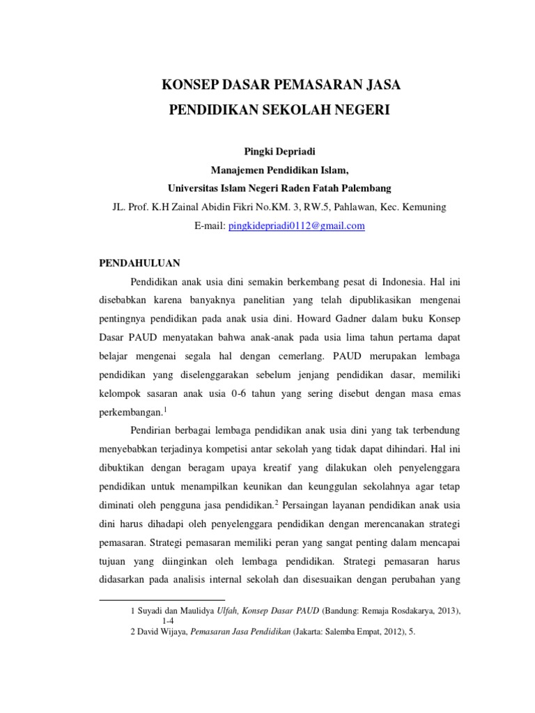 Karya Imiah Pingki | PDF | Karier & Perkembangan