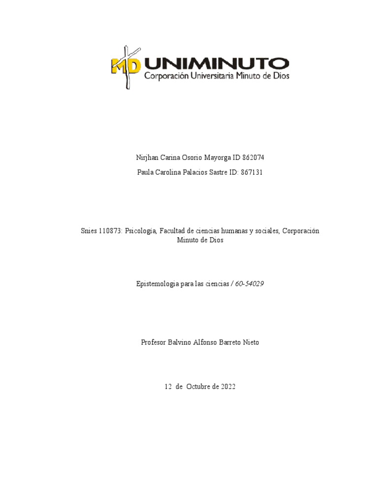 Epistemologia 12oct | PDF