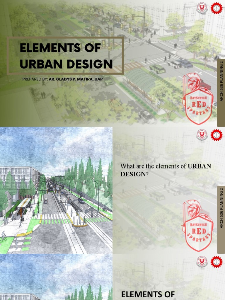 Essential Elements of Urban Design | PDF | Street | Transport
