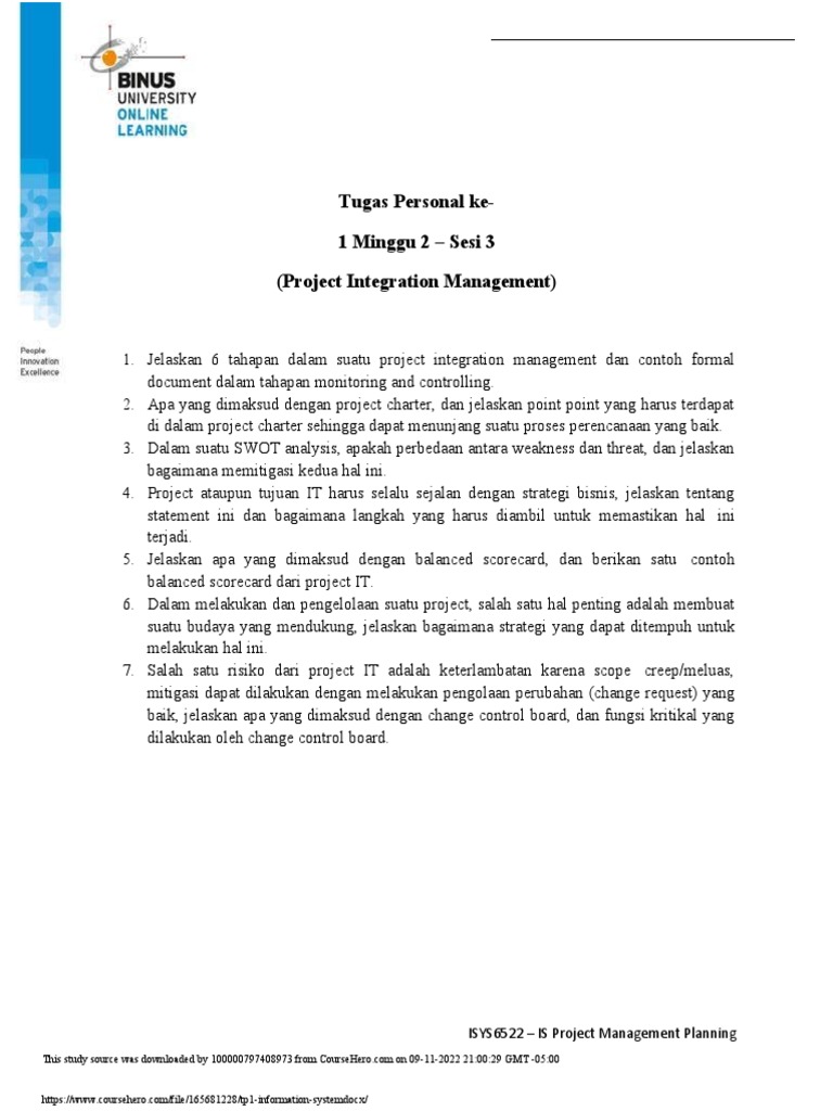 tp1 Information System | PDF