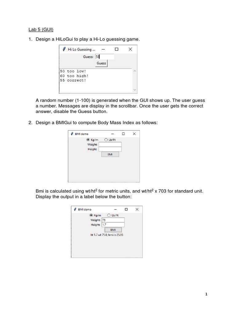 Lab 5 Pdf Constructor Object Oriented Programming Programming