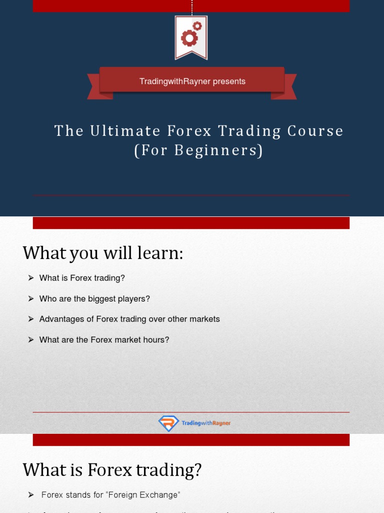 The Ultimate Forex Trading Course | PDF | Foreign Exchange Market | Order (Exchange)