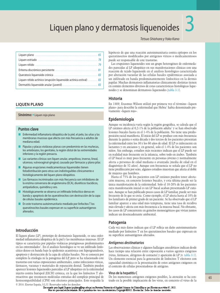Liquen Plano Bolognia | PDF | Virus | Célula T citotóxica