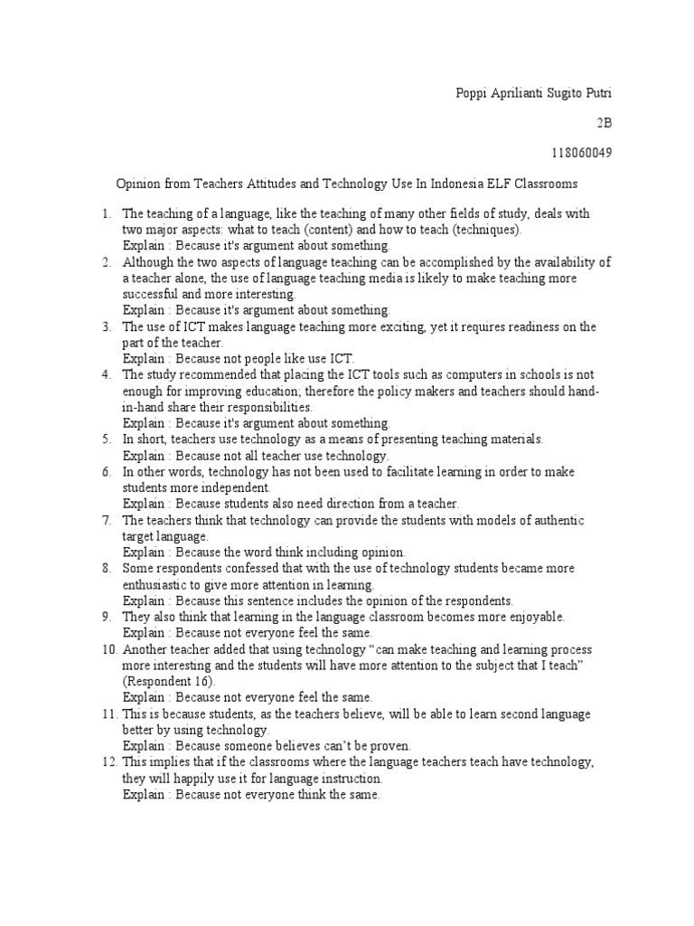 Poppi Aprilianti Sugito Putri 2 | PDF | Teaching Method | Educational Technology