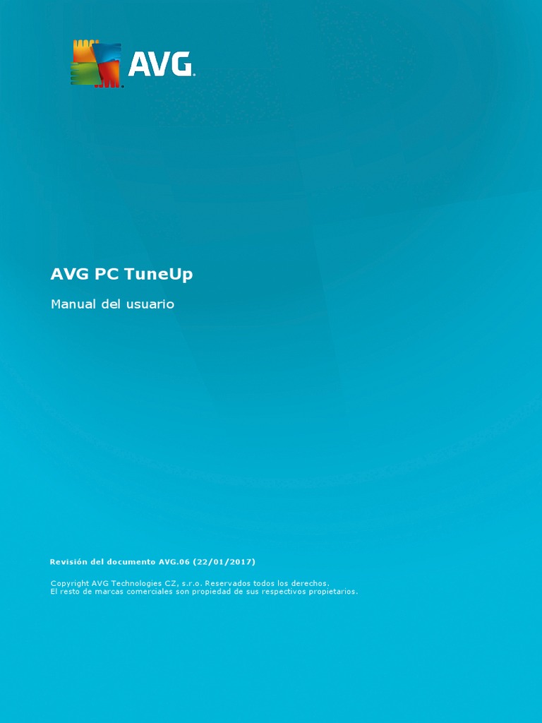 AVG PC TuneUp Manual de Usuario | PDF | Informática | Software