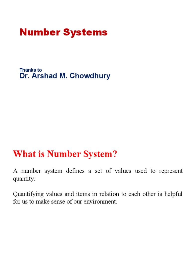 Number Systems Cse Pdf Binary Coded Decimal Decimal 