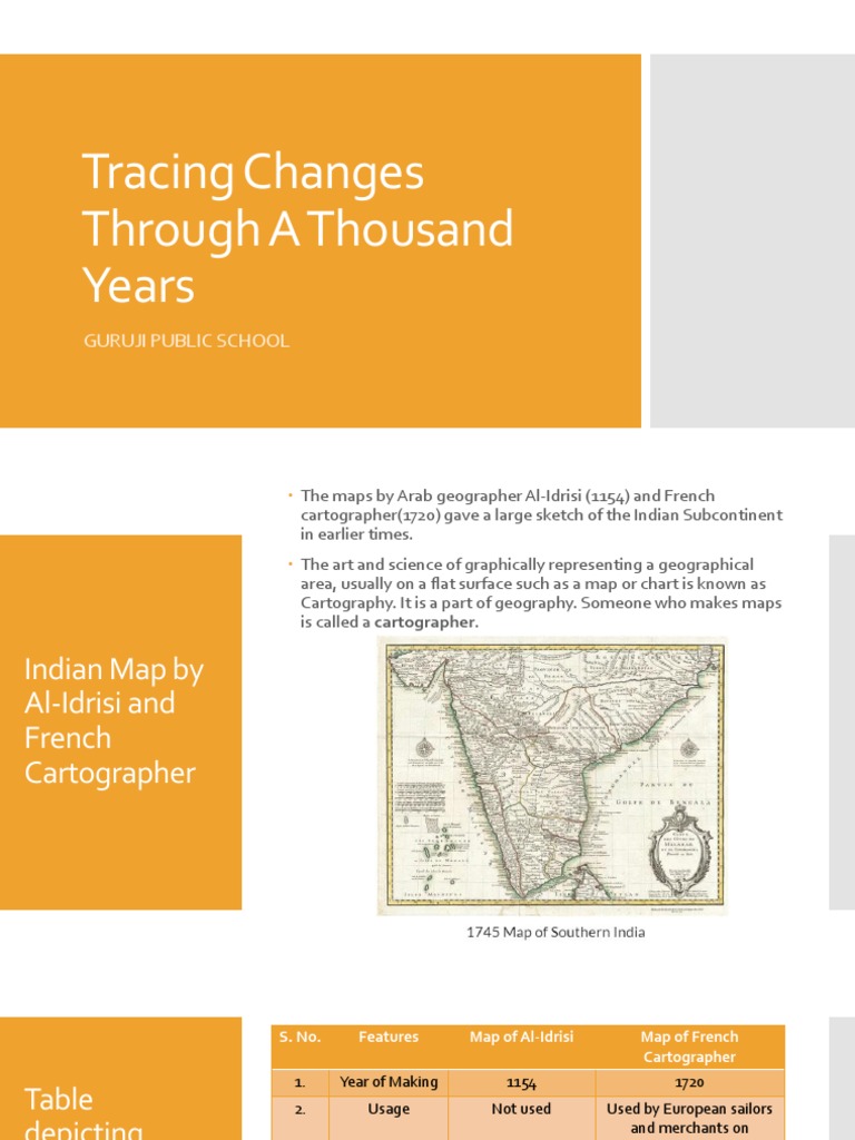 Al-Idrisi vs. French Cartographer Maps | PDF | Cartography | Map