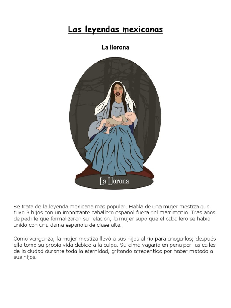 Las Leyendas Mexicanas Más Conocidas | PDF