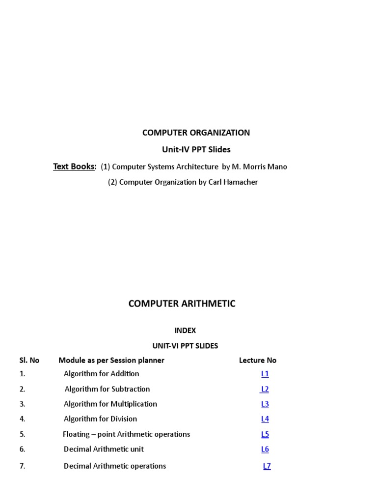 Unit 4 | PDF | Multiplication | Computing