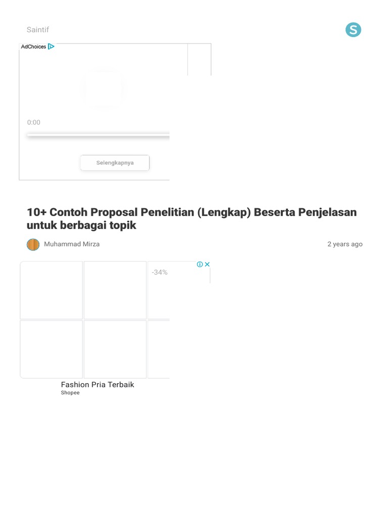 10+ Contoh Proposal Penelitian (Lengkap) Beserta Penjelasan Untuk ...