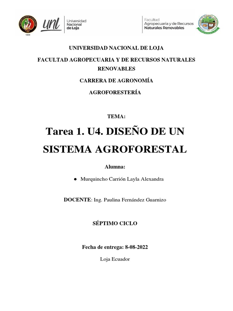 Tarea 1 - Unidad - 4 | PDF Tarea 1 - Unidad - 4 | PDF