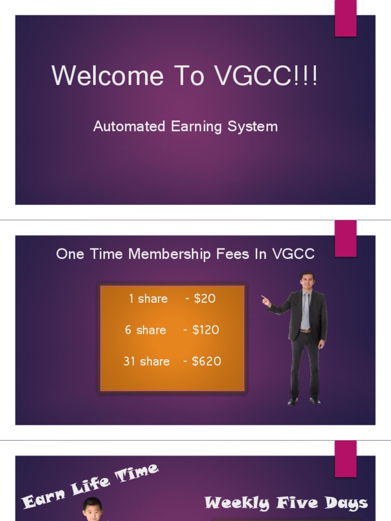 Welcome To VGCC!!! | PDF | Finance & Money Management