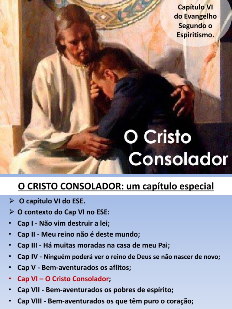 O Cristo Consolador no Espiritismo | PDF | Jesus | Espiritismo