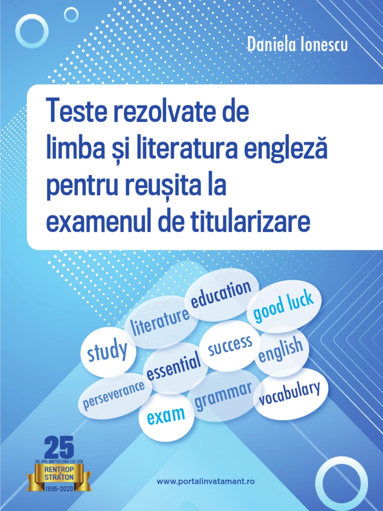 Sample Titularizare LB Engleza | PDF | Pride And Prejudice | Jane Austen