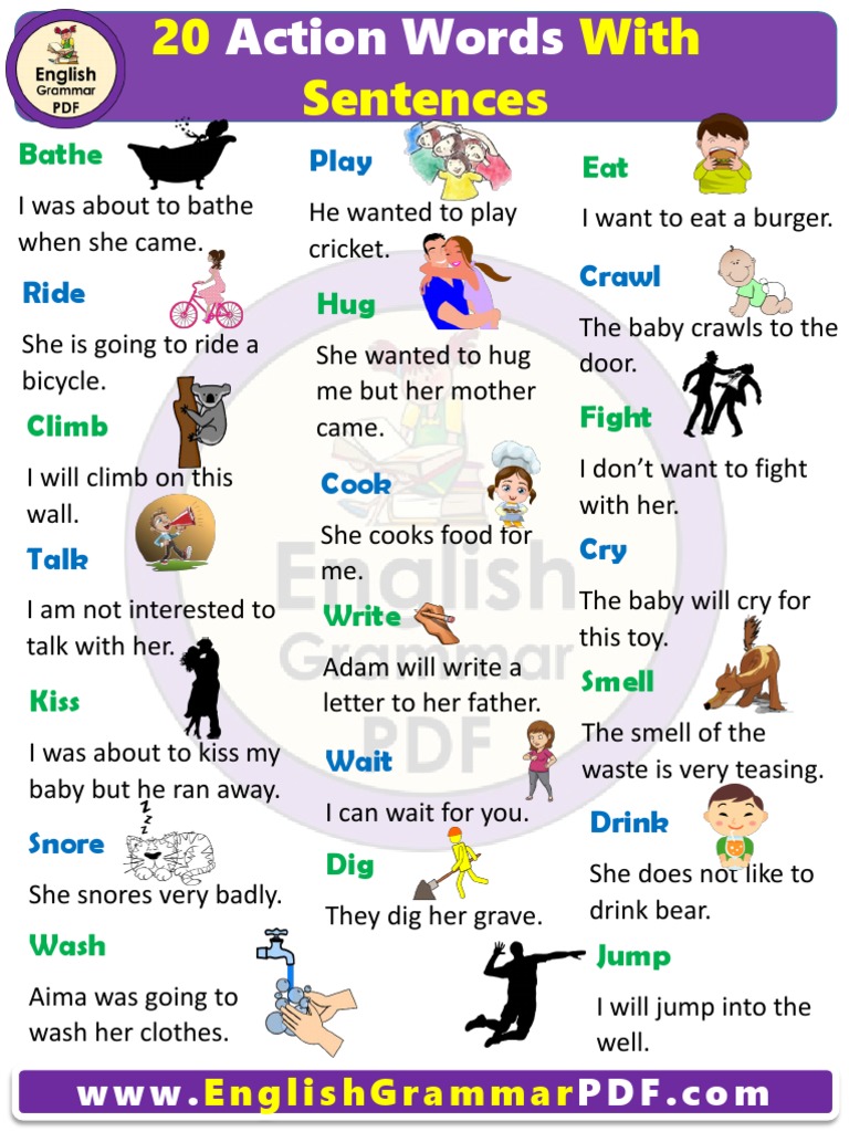 20-action-words-with-sentences-and-pictures-pdf