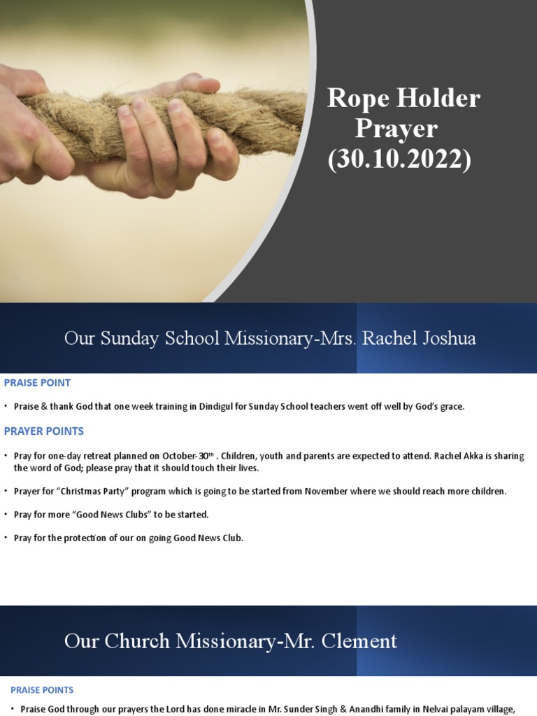 Rope Holder - 30 October | PDF | Prayer | Abrahamic Religions