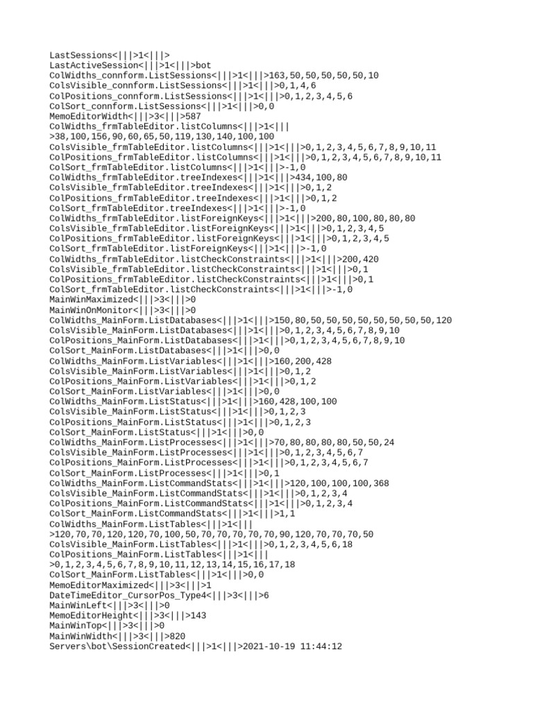Portable Settings | PDF | Information Technology Management | Databases