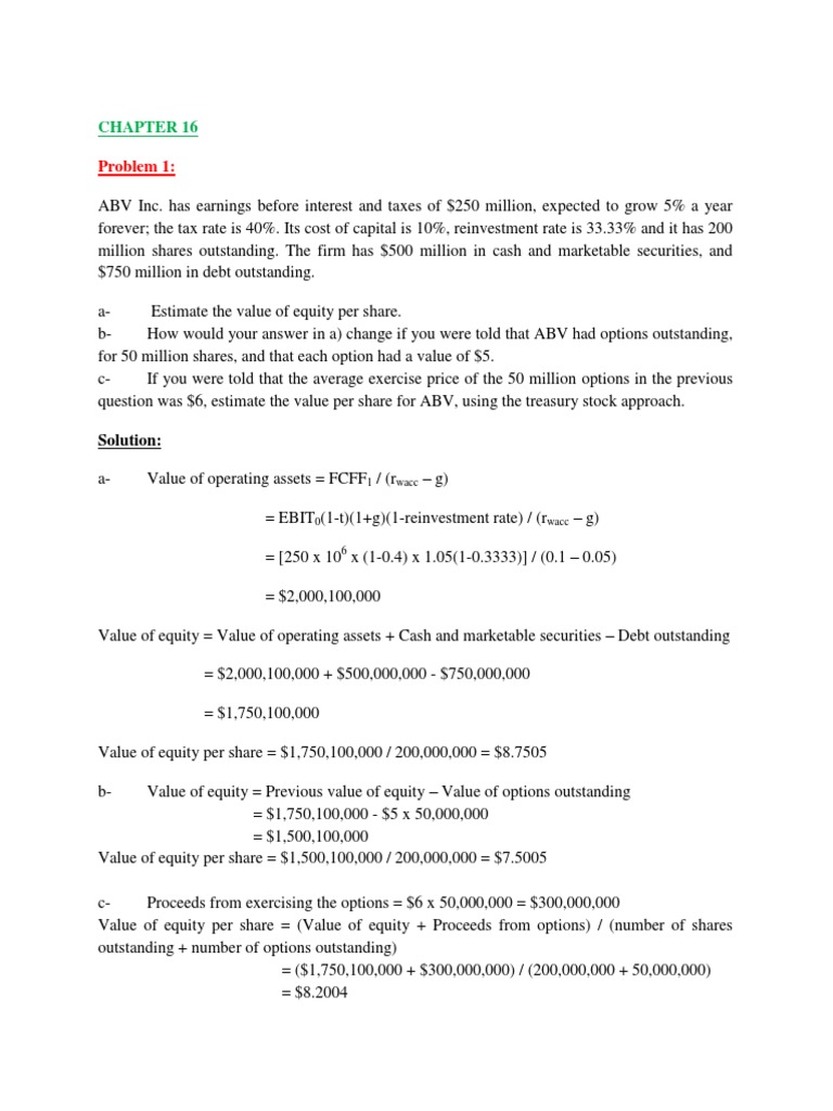 Chapter 16 Edited | PDF | Equity (Finance) | Investment Fund