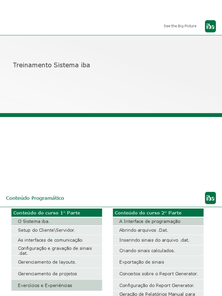 Cap00 - Introducao Sistema Iba | PDF | Disco de estado sólido ...