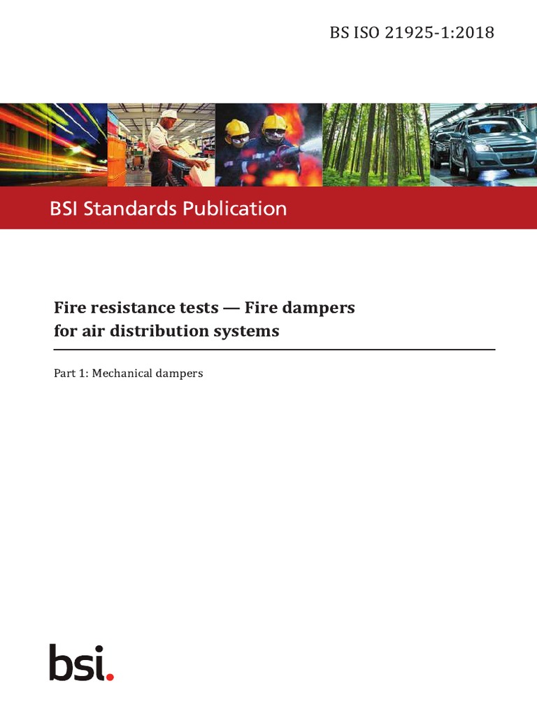 BS Iso 21925-1-2018 | PDF | Duct (Flow) | International Organization ...
