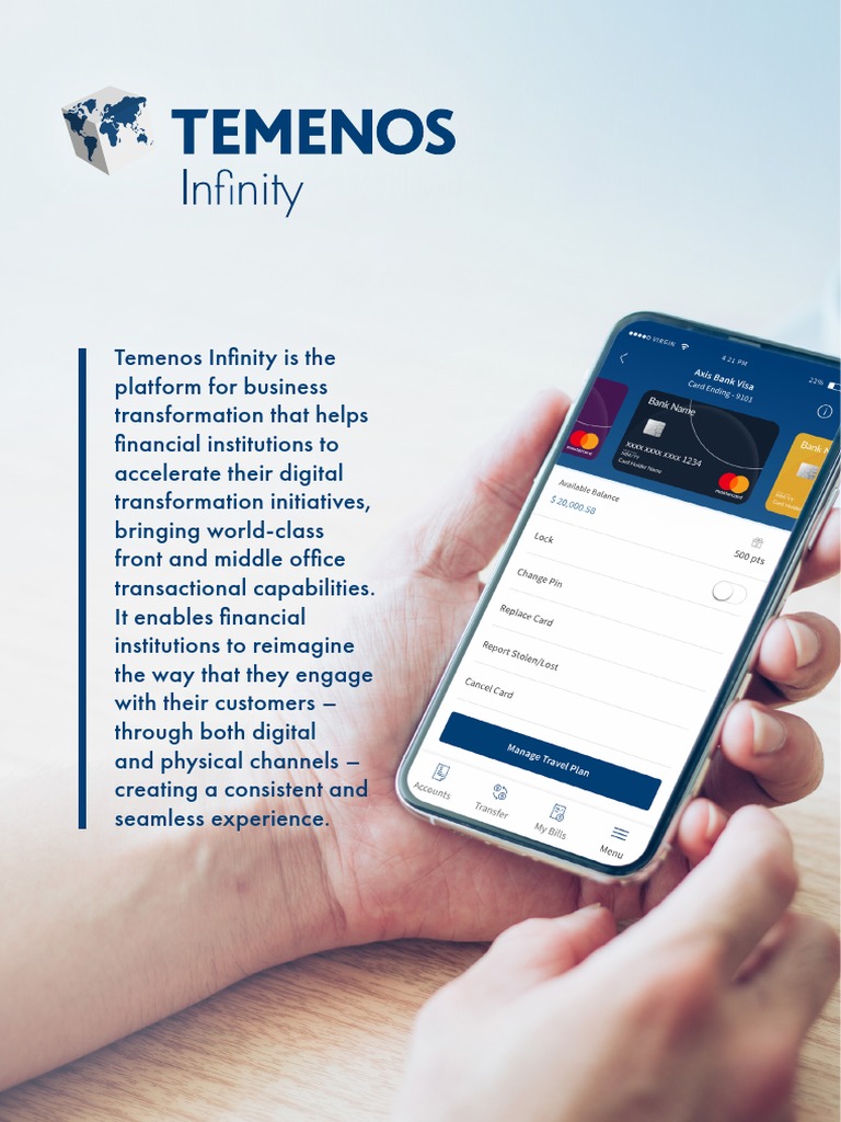 Temenos Products Infinity Brochure | PDF | Cloud Computing | Mobile App