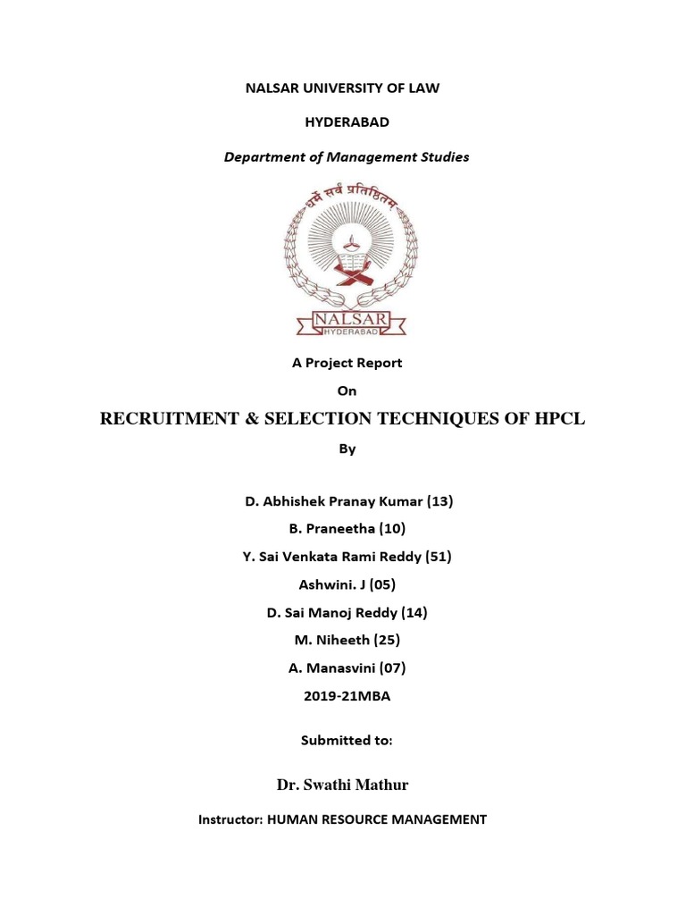 HRM HPCL New | Download Free PDF | Recruitment | Test (Assessment) HRM HPCL New | Download Free PDF | Recruitment | Test (Assessment)