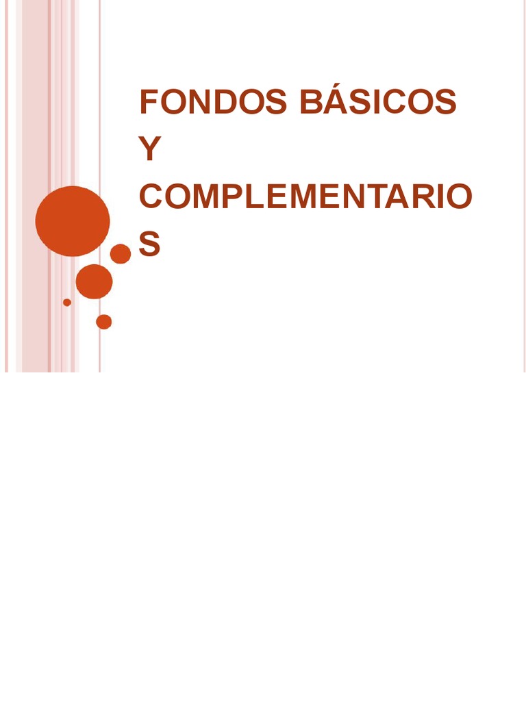 Fondos Basicos y Complementarios | PDF | Caldo | Carne