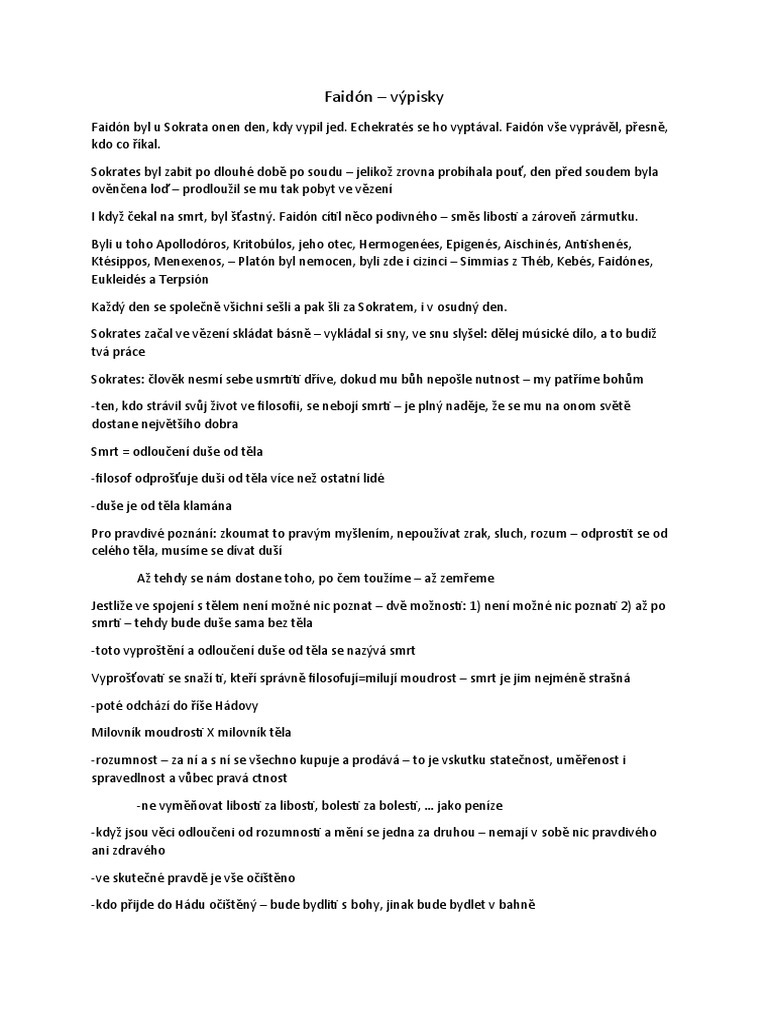 Faidón - Platon | PDF